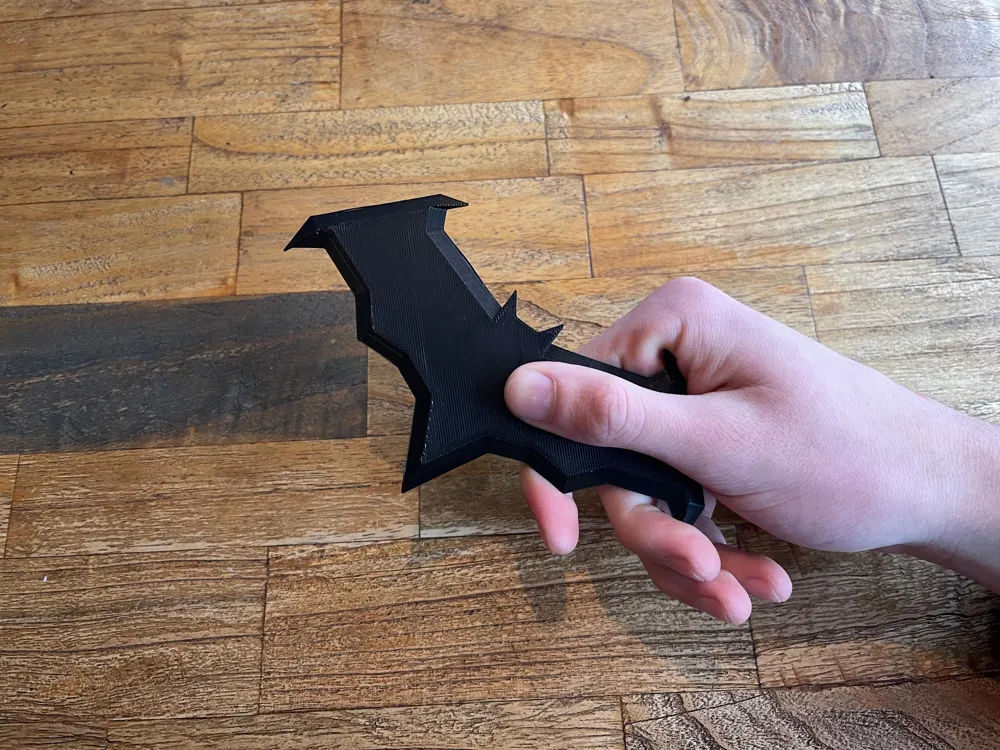 Batarang - Fraction - Free 3D Print Model - MakerWorld