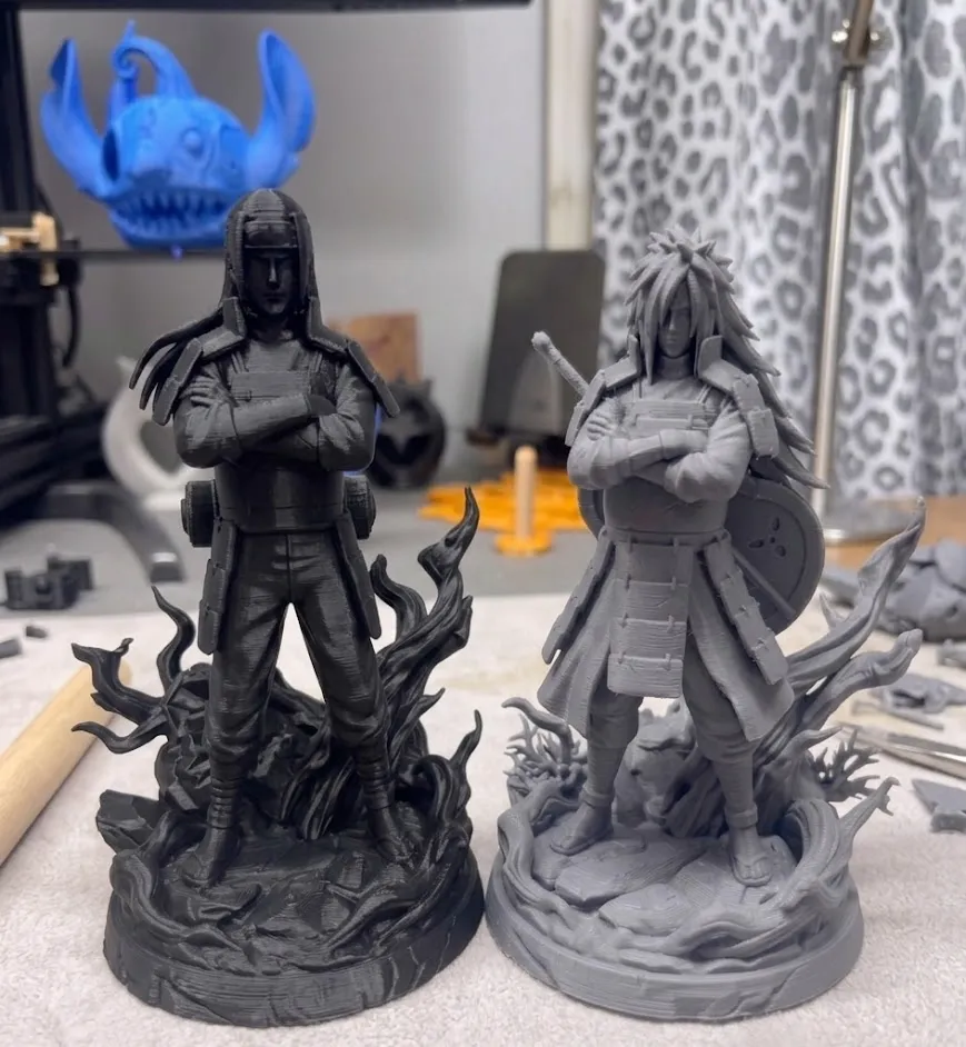 Hashirama Senju & Madara Uchiha - Anime Naruto - Free 3D Print Model ...