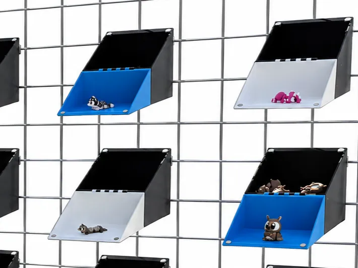 Custom Display Bin/Shelf plus Storage - Free 3D Print Model - MakerWorld