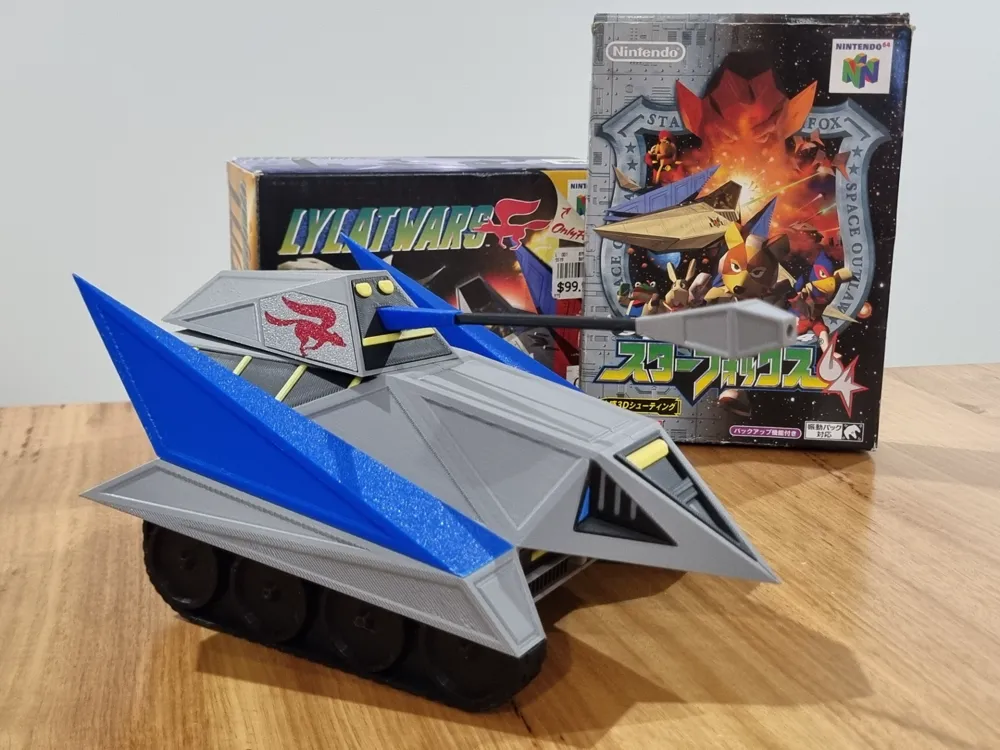 Star Fox 64 Landmaster Model - (Lylat Wars) - Free 3D Print Model ...