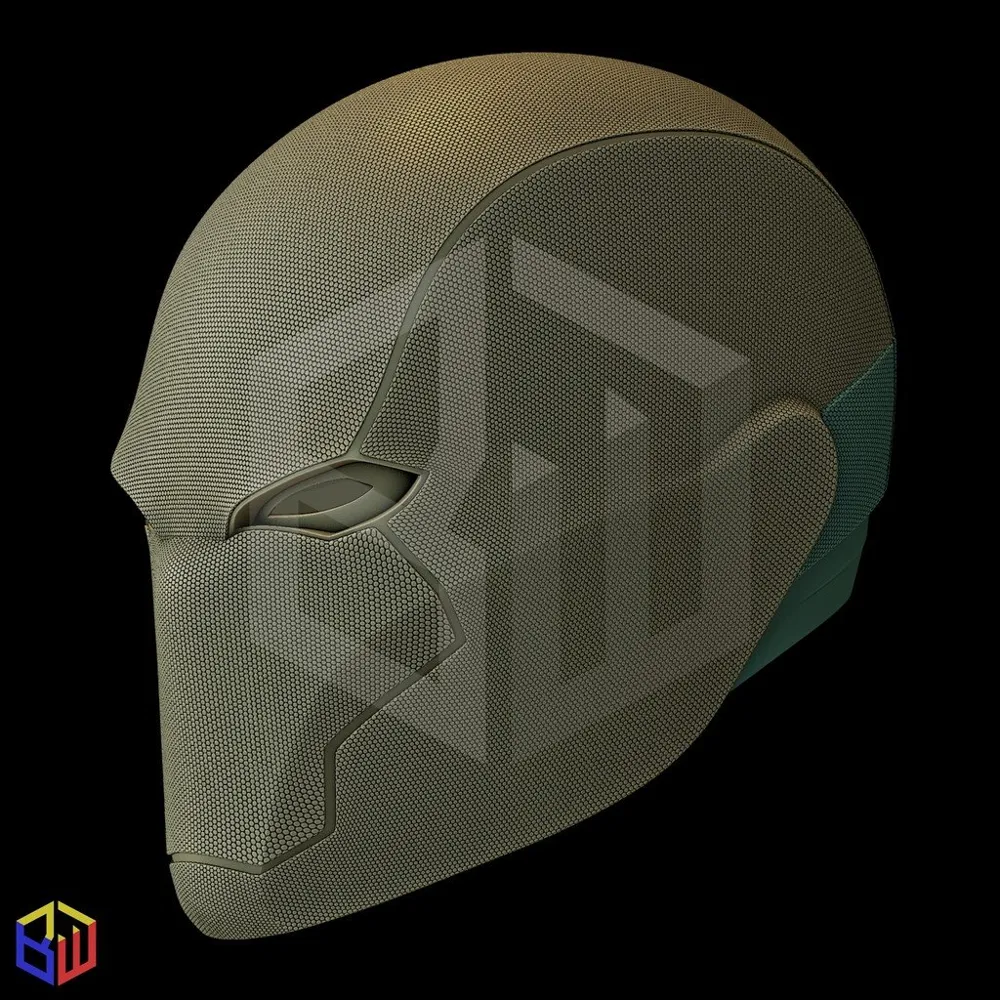 Red Hood Rebirth Textured Helmet - Free 3D Print Model - MakerWorld