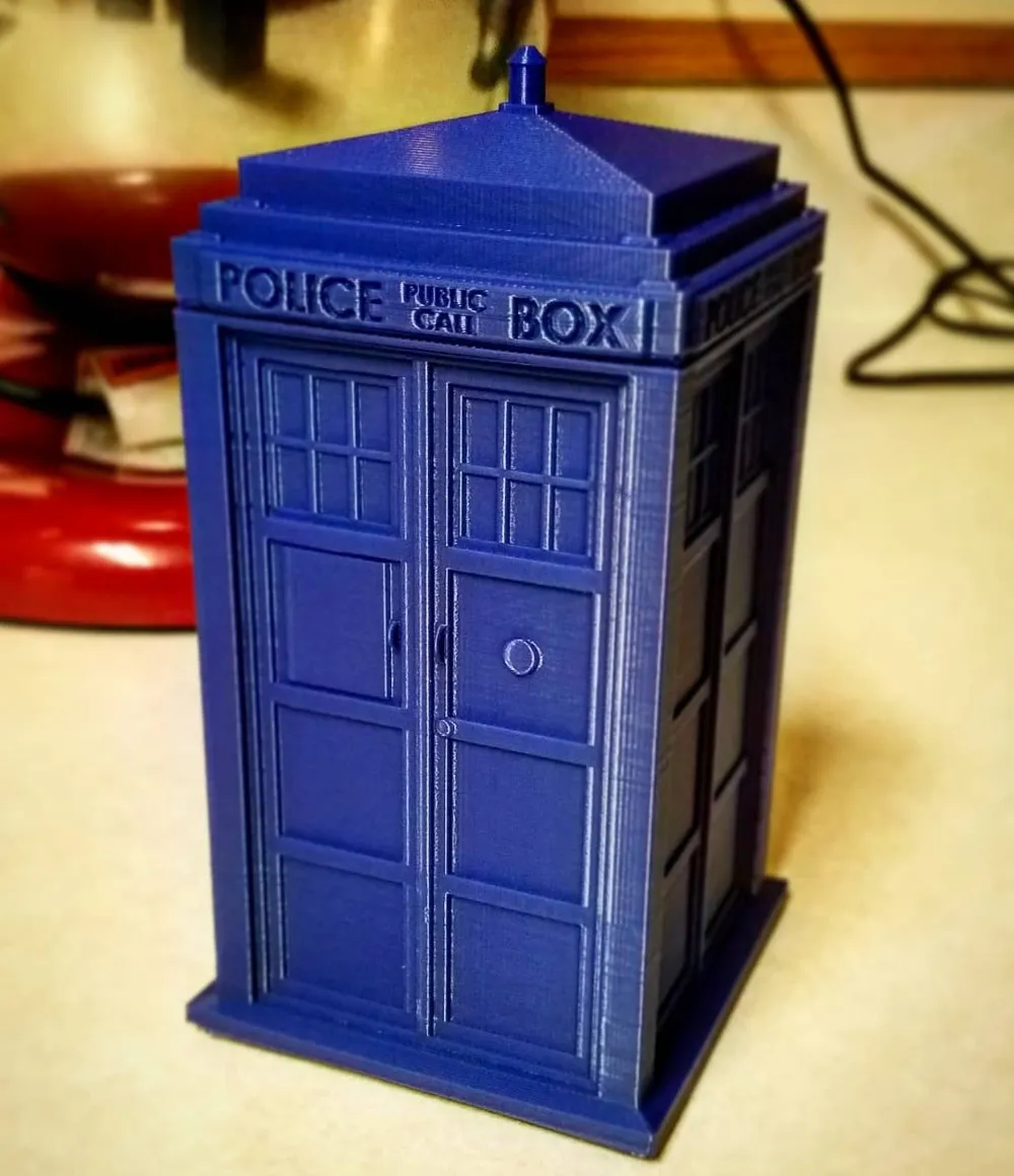Doctor Who Tardis Box by Vanadium14 - MakerWorld
