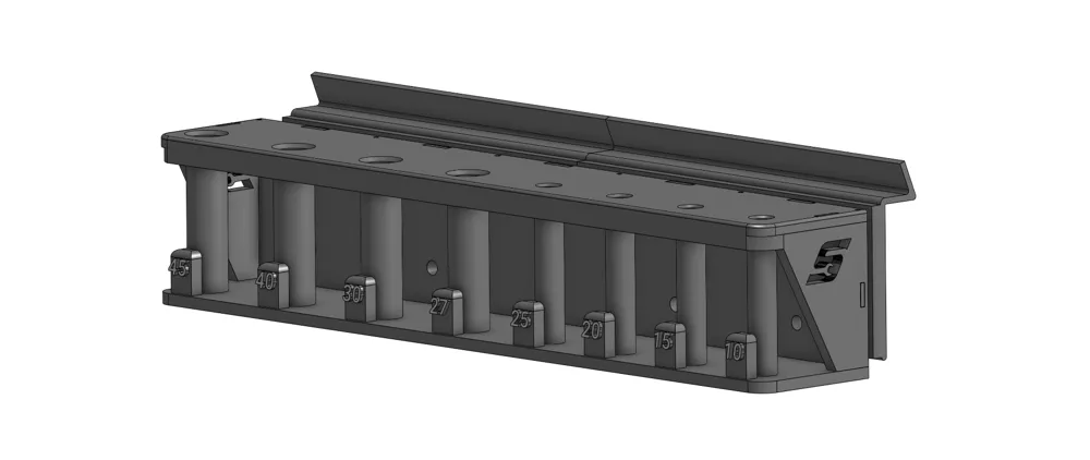 Snap-on T-Handle Hex and Torx rack for Slat wall - Free 3D Print Model ...