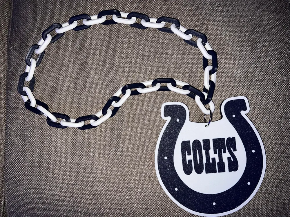 Indianapolis Colts NFL Big Chain Charm by Munark - MakerWorld