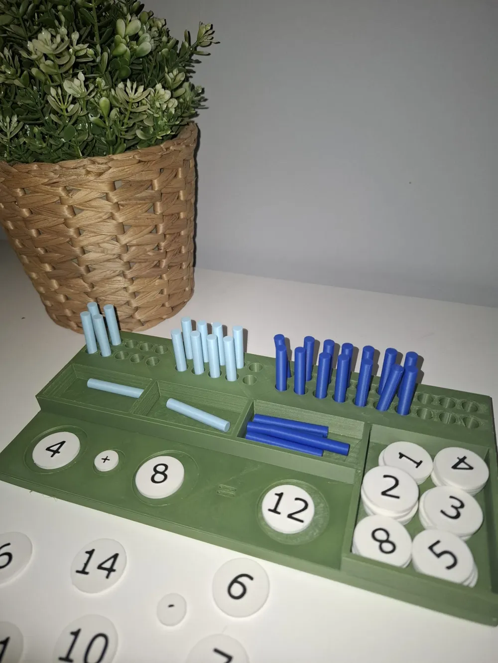 Juego de contar con barras hasta 20 (sumas y restas) - Modelo de ...