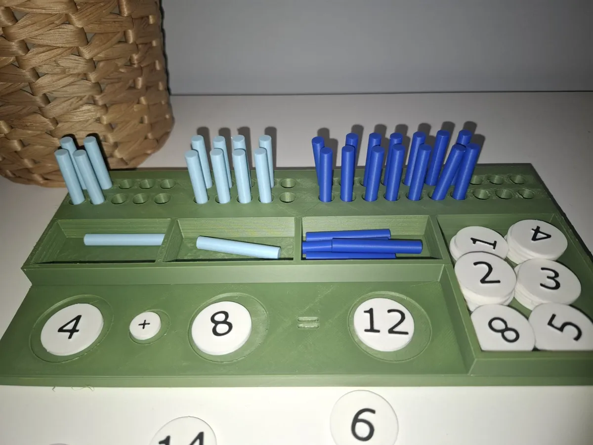 Juego de contar con barras hasta 20 (sumas y restas) - Modelo de ...