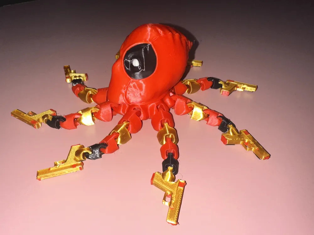 Deadpool Octopus the DeadPuss - Free 3D Print Model - MakerWorld