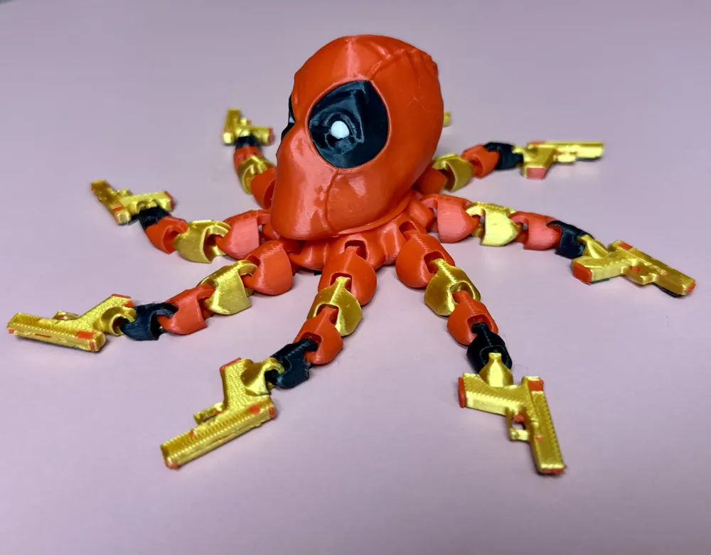 Deadpool Octopus the DeadPuss - Free 3D Print Model - MakerWorld