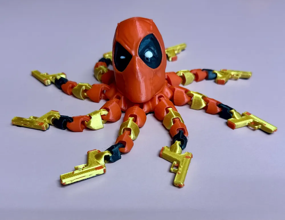Deadpool Octopus the DeadPuss - Free 3D Print Model - MakerWorld