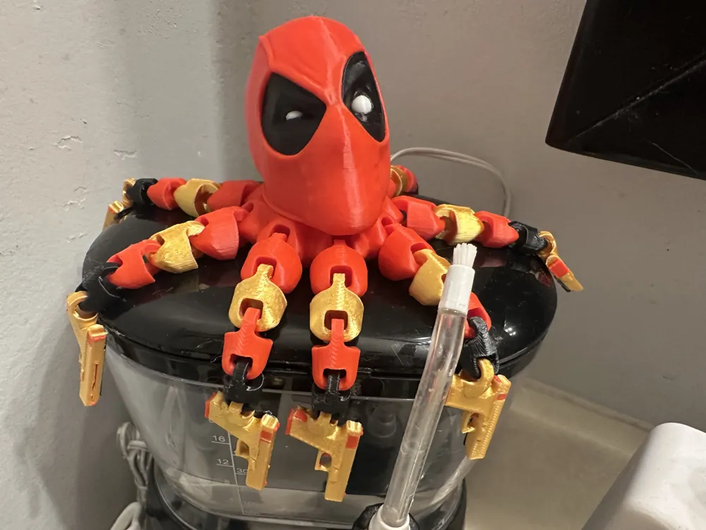 Deadpool Octopus the DeadPuss - Free 3D Print Model - MakerWorld