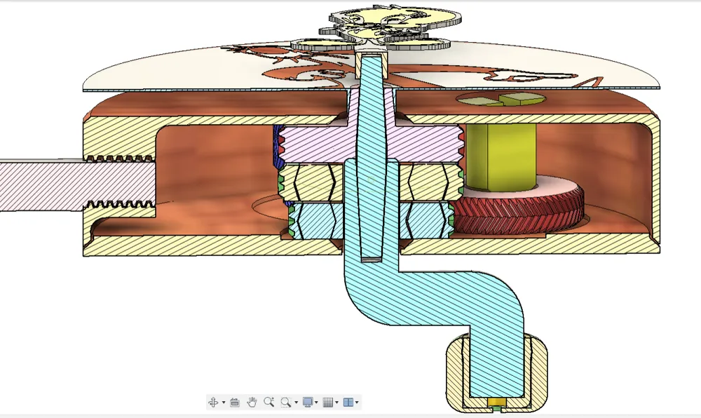 Two Way To One Way Mechanism Toy Gearbox Clutches by LayerPulse ...