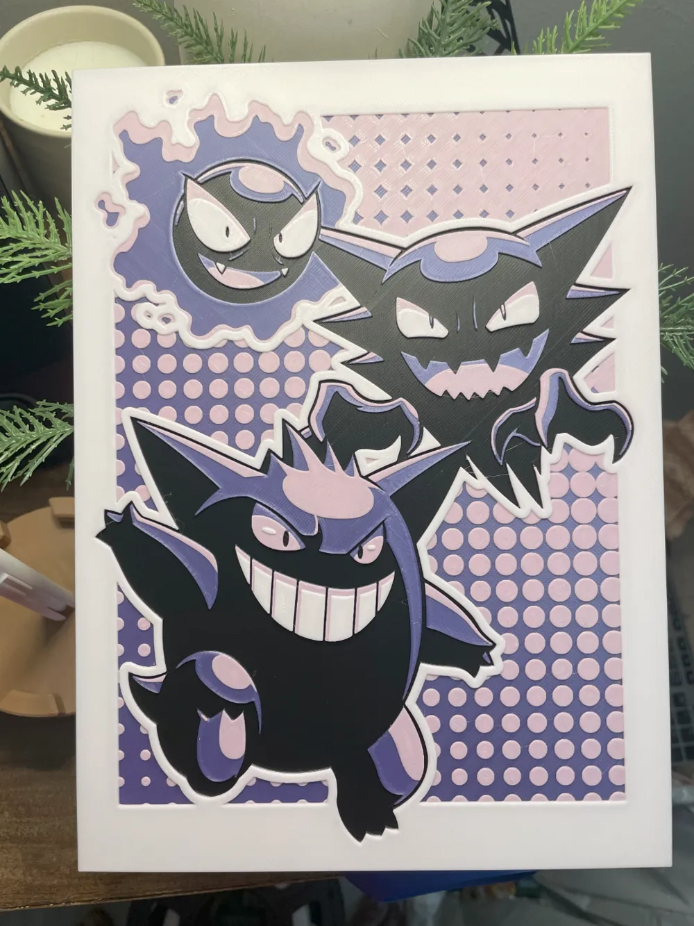 Gastly evolution hue forge by Maxxcreeper - MakerWorld