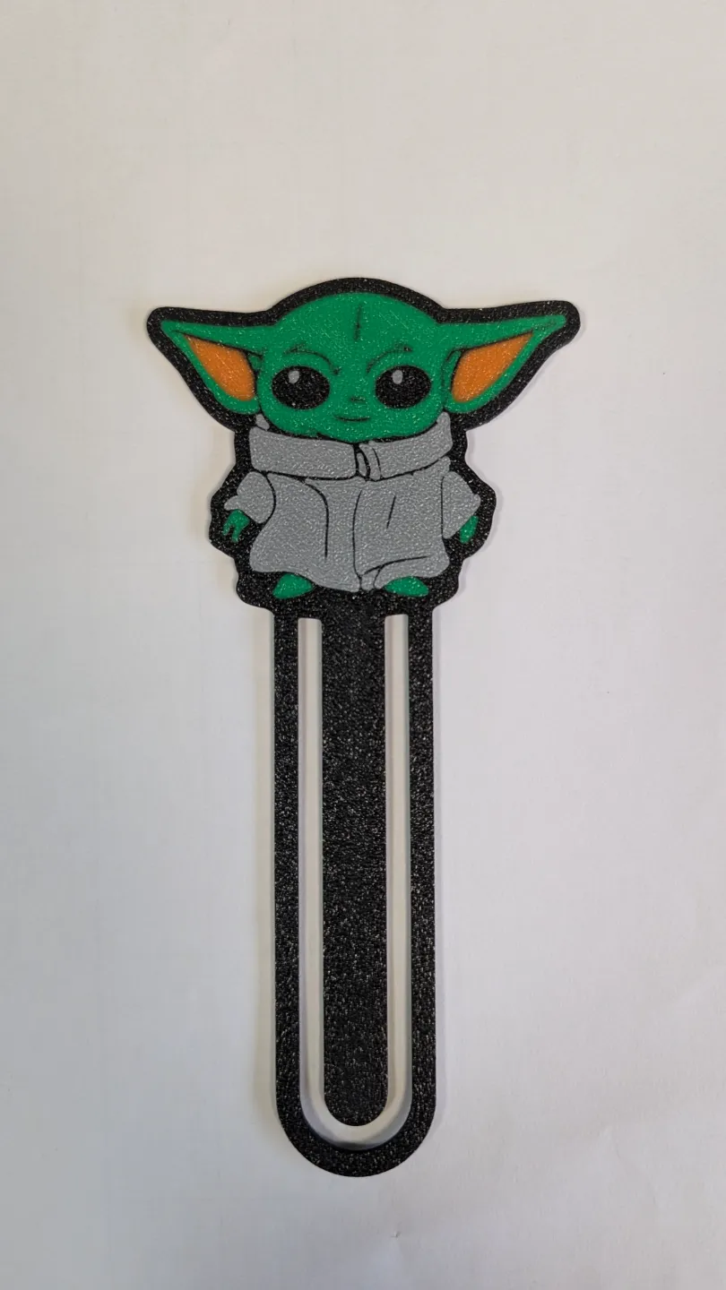 Grogu Multicolour Bookmark by JVJ - MakerWorld