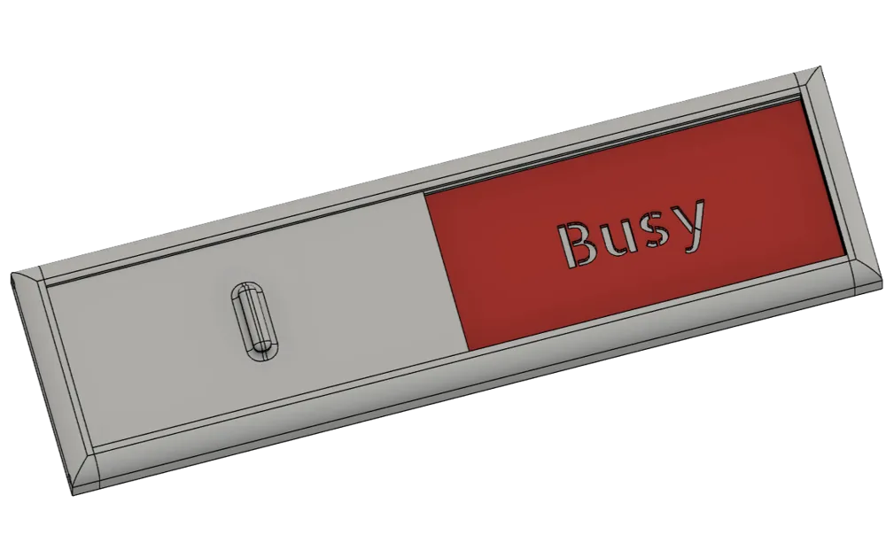 Available/ Busy Office Status Sign by Tridense - MakerWorld