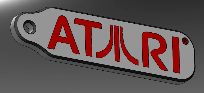 Atari Keychain STRONG by KenPrint3D - MakerWorld