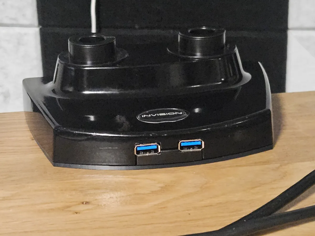 Dual monitor base support flange - Free 3D Print Model - MakerWorld