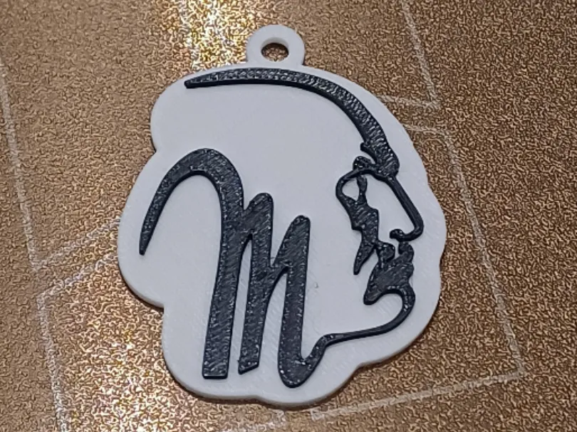 Benito Mussolini Keychain, Duce of Italy by AlienLaser - MakerWorld