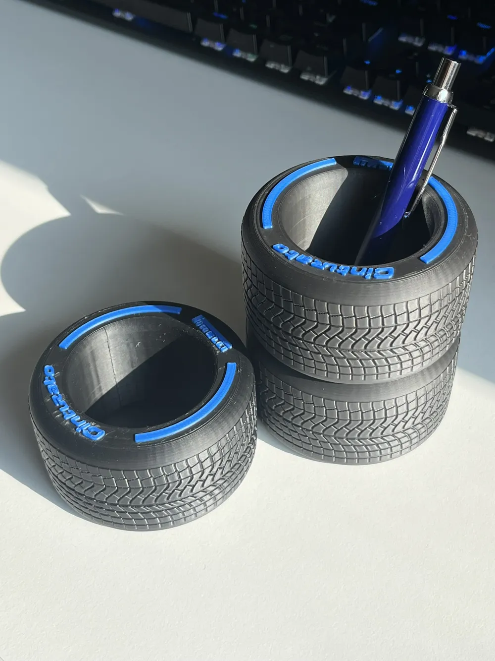 F1 Tyre Pen Holder Racing-Inspired Desk Organizer by CameronLincoln ...