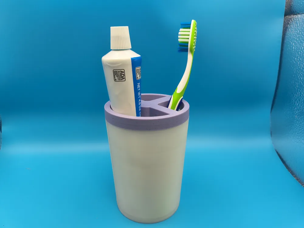 Toothbrush Cup by Intrepid 3D Prints MakerWorld: Download Free 3D Models