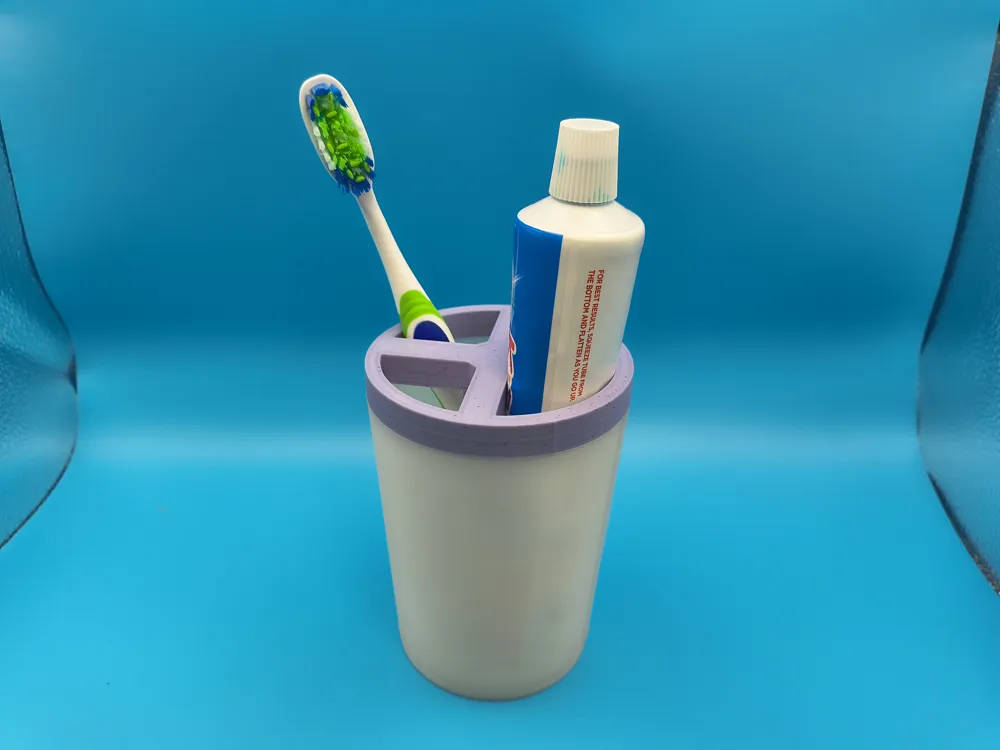 Toothbrush Cup by Intrepid 3D Prints MakerWorld: Download Free 3D Models