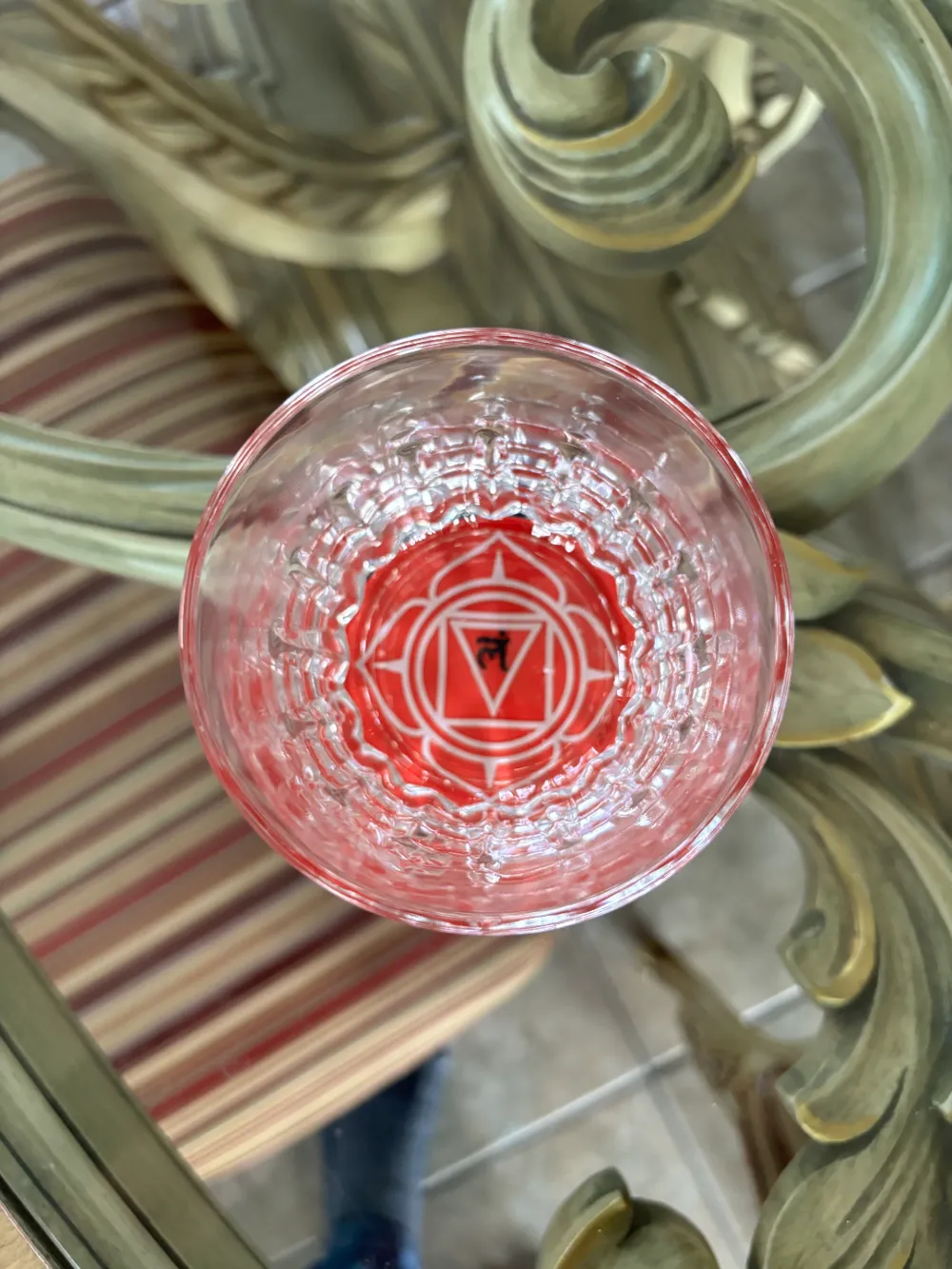 Root Chakra Glass Mount by 3DLAB - MakerWorld
