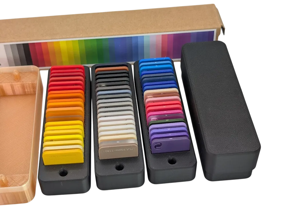 Bambu Filament Swatches Box by Adivor MakerWorld: Download Free 3D Models