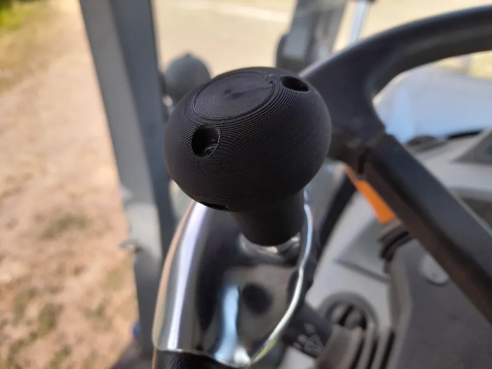 Steering wheel knob - Free 3D Print Model - MakerWorld