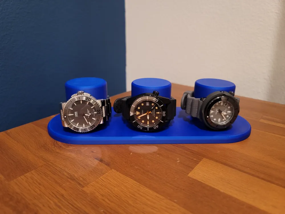Triple Watch Stand - Simple Design by abedzzz MakerWorld: Download Free ...