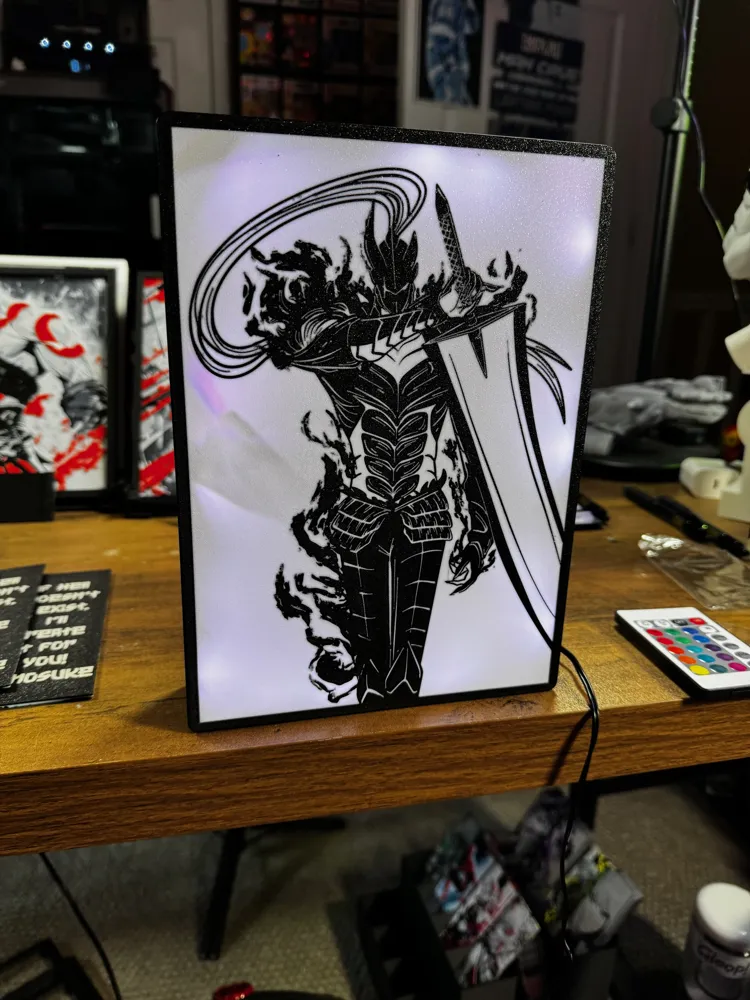 Igris Lightbox – Manga-Inspired Shadow Warrior by 3D Prints By Vic ...
