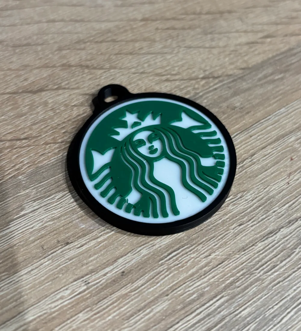 Starbucks Keychain by Vismond - MakerWorld