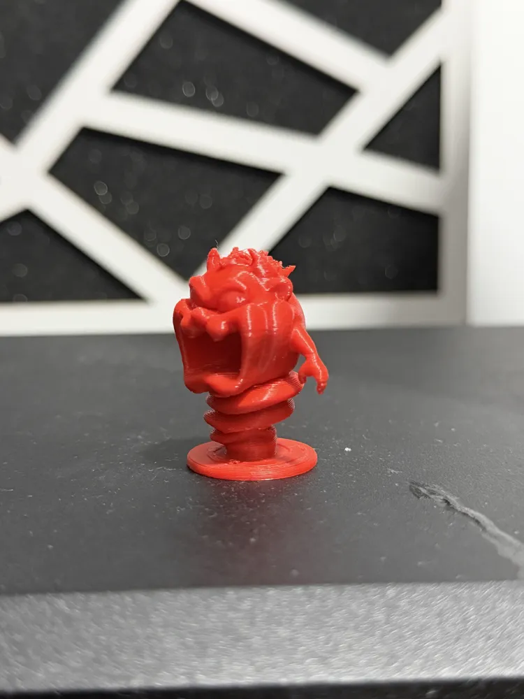 Mini Taz – Inspired Tasmanian Devil Tornado Figure - Free 3D Print ...