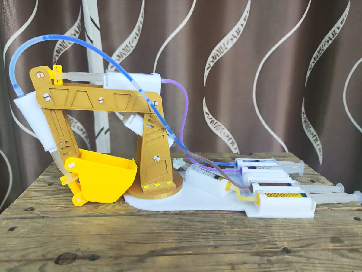 Instructive Hydraulic Excavator Assembly (Simplified Print) - Free 3D ...