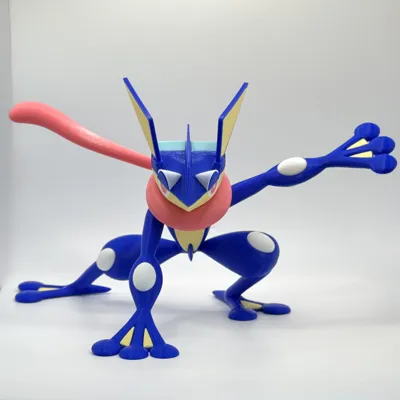Greninja Pokemon Model; No AMS Needed - Split by Nostalgic 3D ...