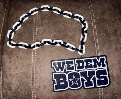 Dallas Cowboys Helmet NFL Big Chain Charm by Munark - MakerWorld