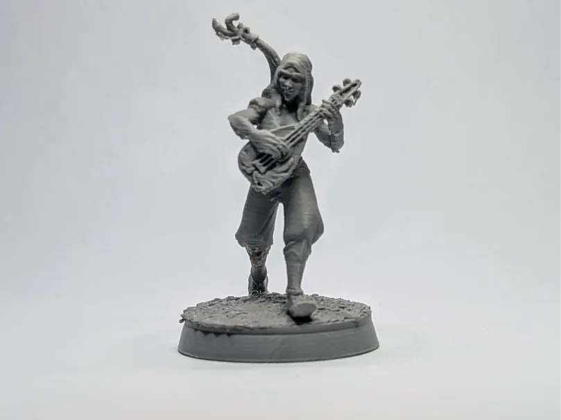 Female Human Bard – Daily Miniature Challenge by GFrames Geek MakerWorld: Download Free 3D Models