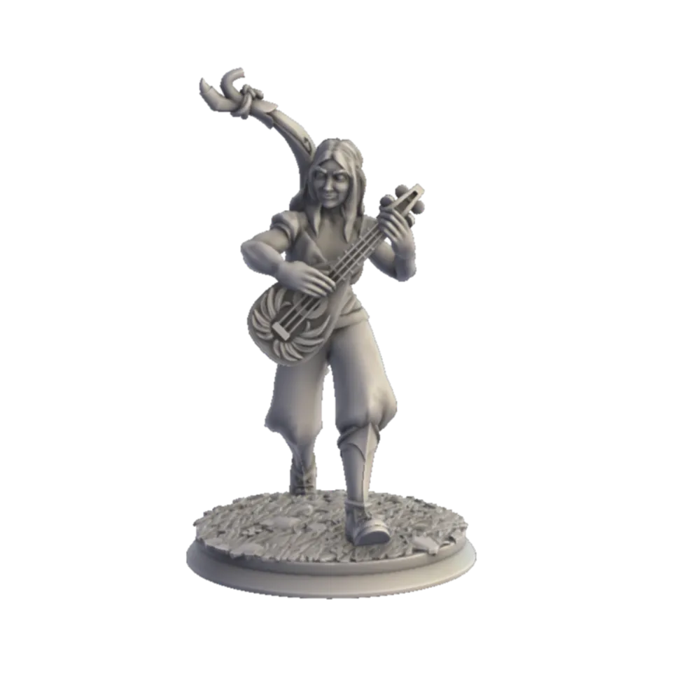 Female Human Bard – Daily Miniature Challenge by GFrames Geek ...