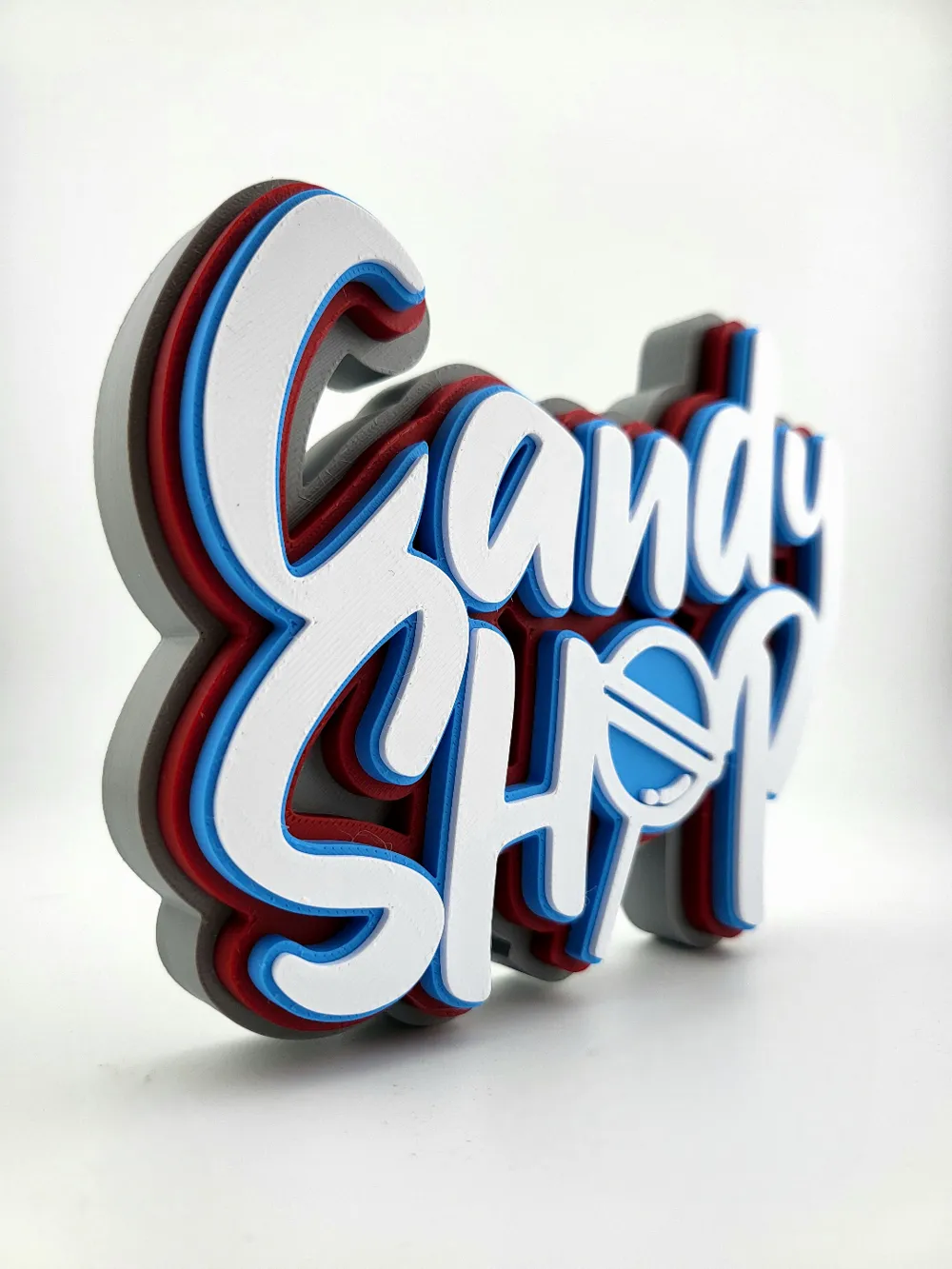 Candy Shop Sign marquee insegna by Mad_power - MakerWorld