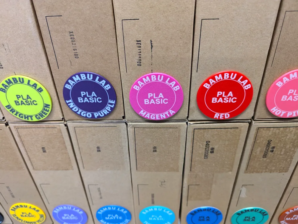 Bambu PLA Matte Filament Swatch Box Part 3 by 3DMGK MakerWorld ...