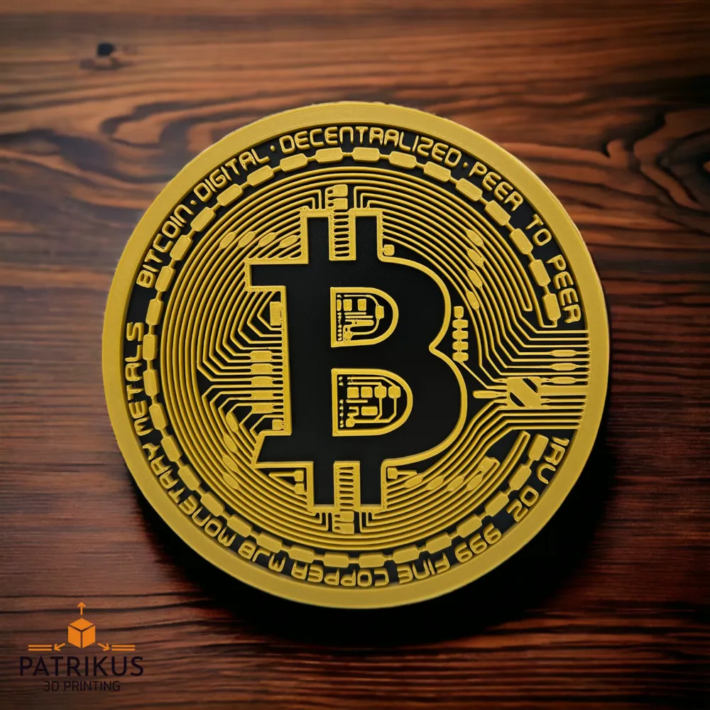 BTC Coin - Free 3D Print Model - MakerWorld
