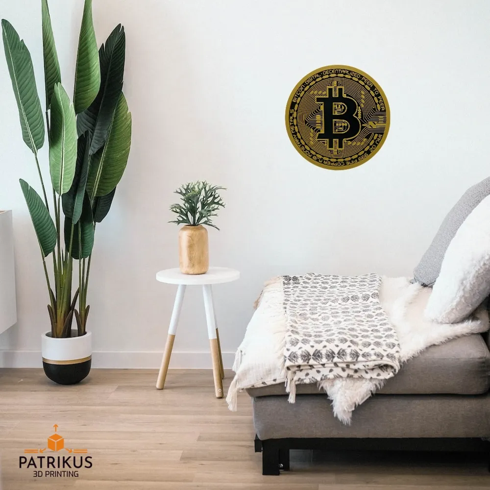 BTC Coin - Free 3D Print Model - MakerWorld