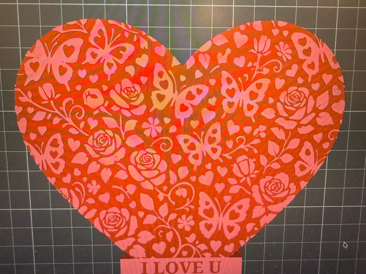 Valentines Day Soft Soap Butterfly, Hearts, Roses - Free 3D Print Model ...