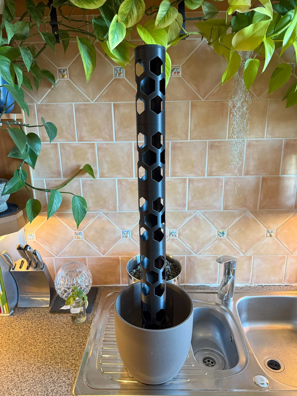 Heavy Duty Moss Pole (HDMP) by PetaBytez MakerWorld: Download Free 3D Models