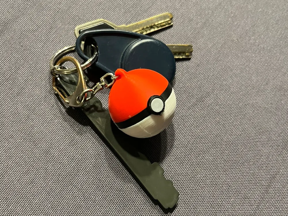 Pokeball Airtag Keychain by 3D URSA MakerWorld: Download Free 3D Models