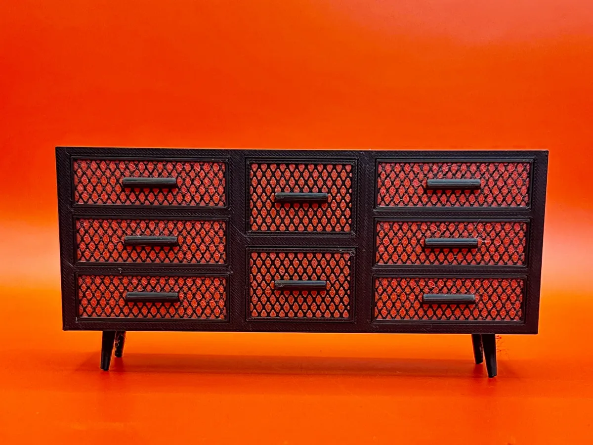 1:12 Fancy Dollhouse Sideboard - Free 3D Print Model - MakerWorld