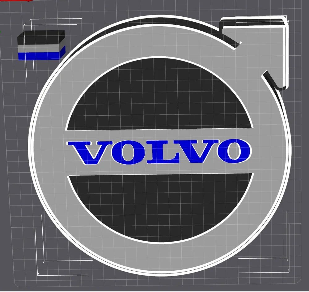 Volvo emblem light box by Chris Thayer - MakerWorld