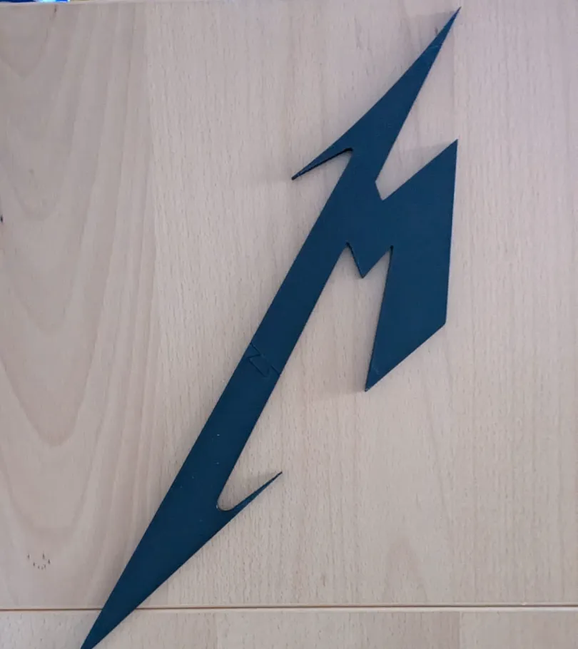 Huge Metallica - M - logo by christoph_alt MakerWorld: Download Free 3D ...