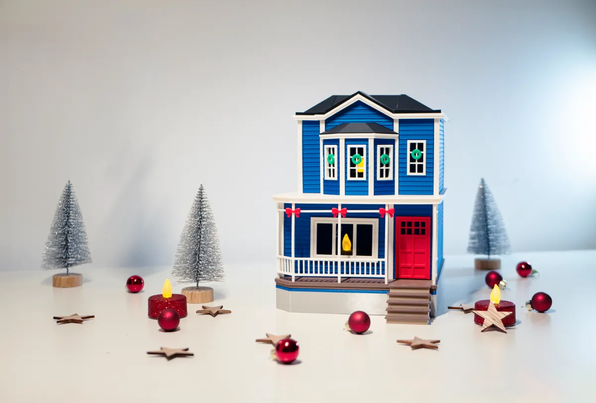 Christmas House | Build Kit - Free 3D Print Model - MakerWorld