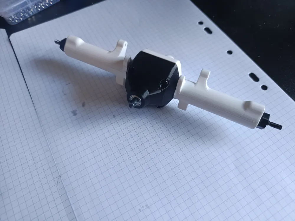 RC truck 8x8 differential axles for 4 links - Free 3D Print Model ...