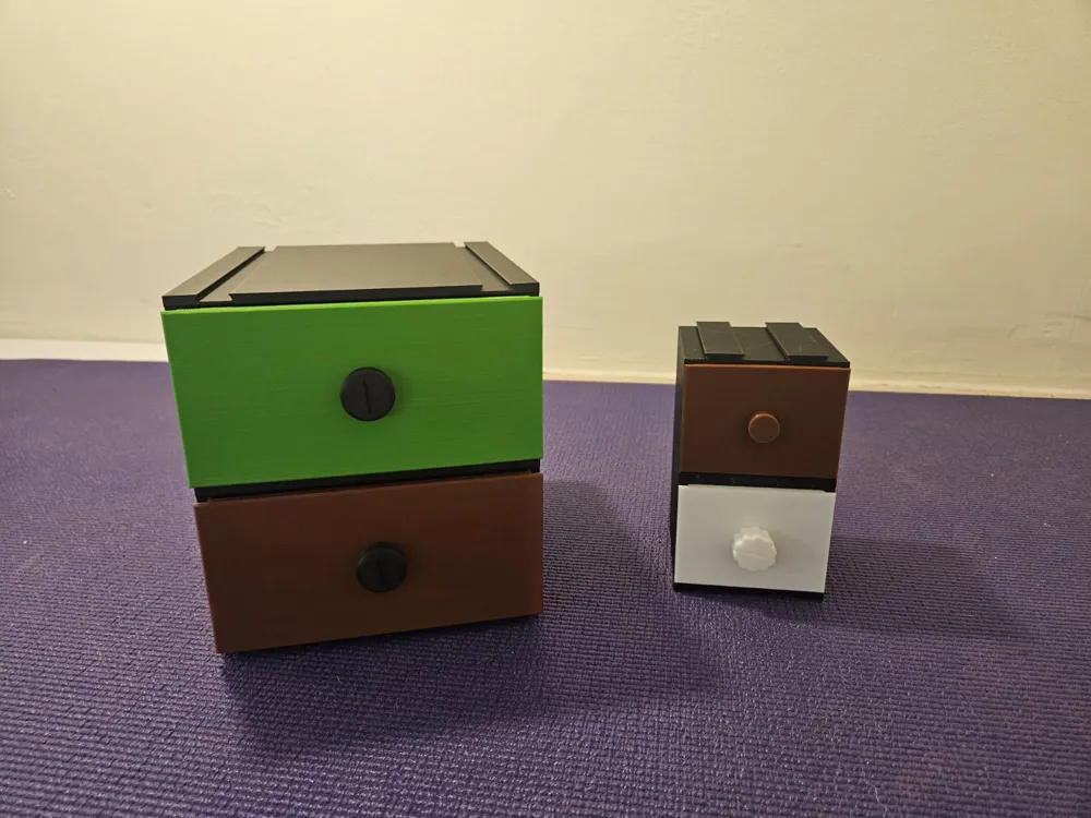 modular "lockable" storage drawers by dekel MakerWorld: Download Free ...