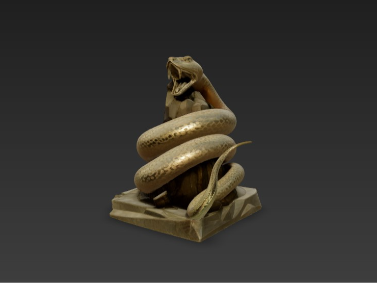 Arena Breakout (Serpentine Golden Statue) by 臭榴莲 MakerWorld: Download ...